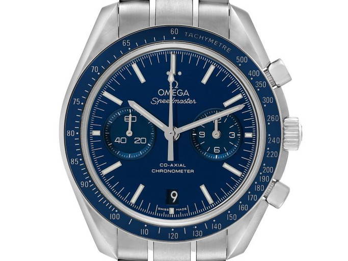 Omega Speedmaster Blue Dial Titanium Watch