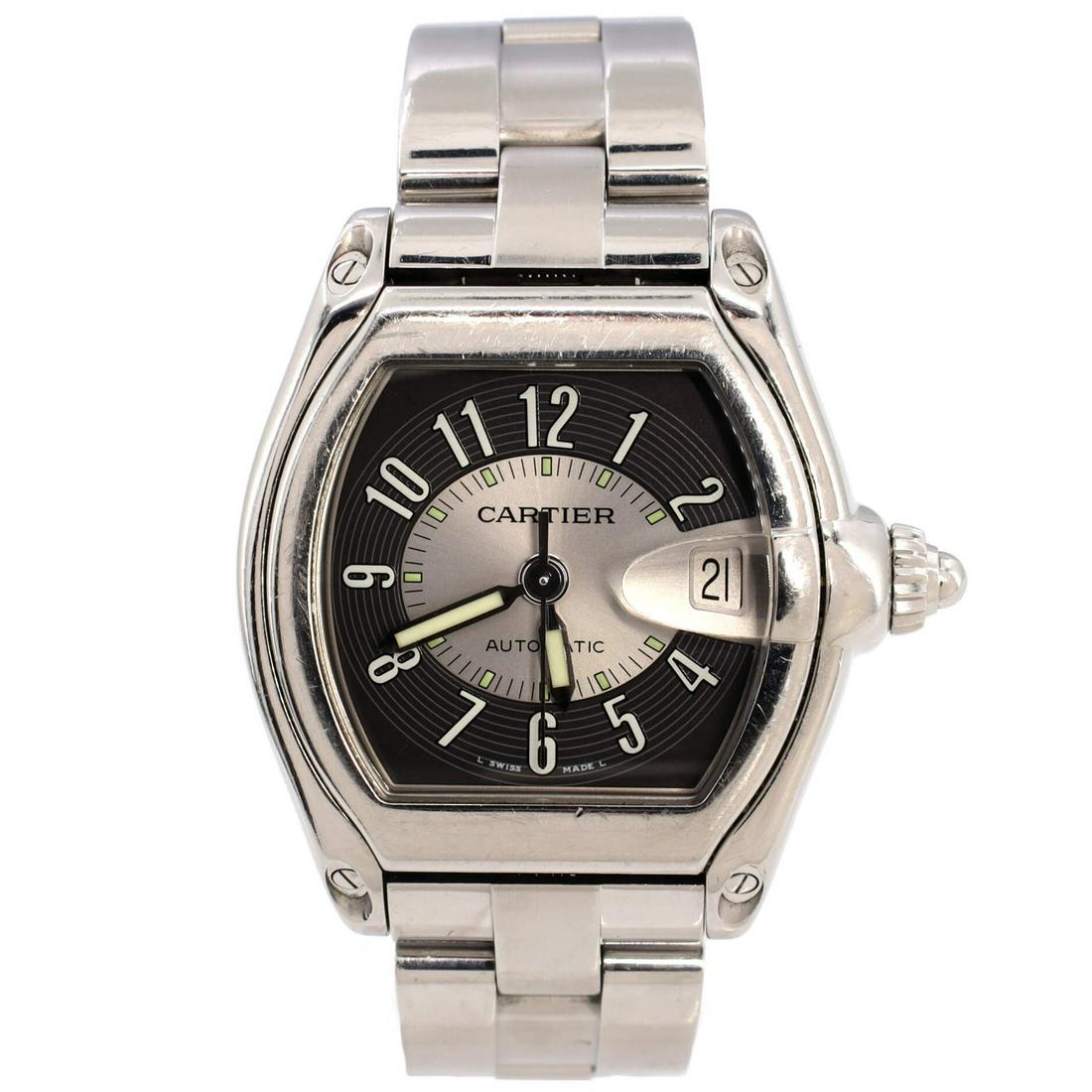 Cartier Roadster Automatic Watch Stainless Steel 36