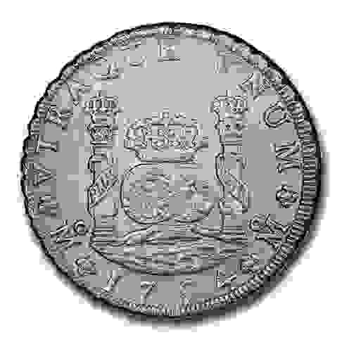 1754-mo Mexico Silver 8 Reales Ferdinand Vi Ms-62 Pcgs Auction