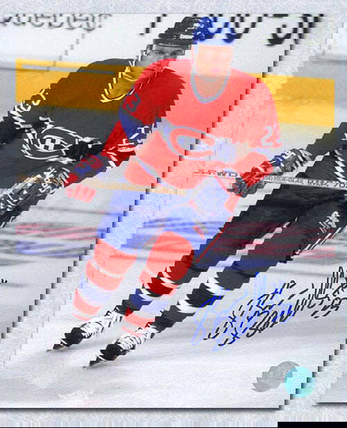Brian Bellows Montreal Canadiens Autographed Hockey 8x10 Photo Auction