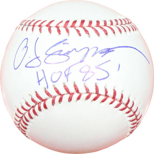 Oj Simpson Autographed/signed Buffalo Bills Baseball