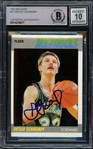 Detlef Schrempf 1987 Fleer Rookie Card