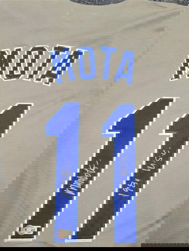 Manny Mota Signed "1981 W.s.c." Dodgers