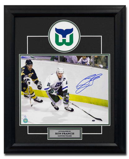 Ron Francis Hartford Whalers Autographed Hockey