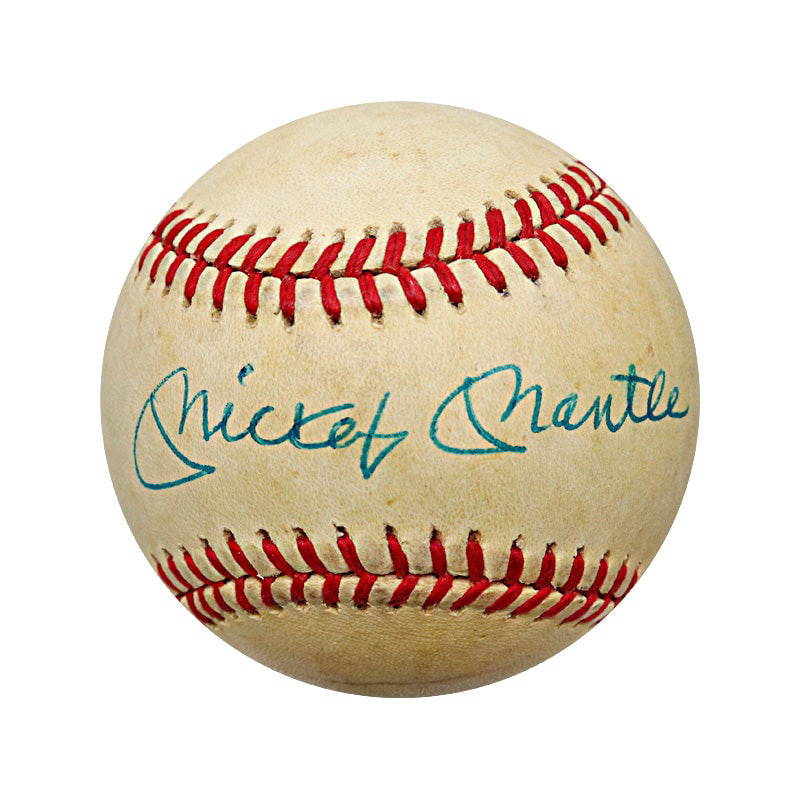 Mickey Mantle Roger Maris Dual Signed Oal Lee Macphail Ball (jsa & Psa ...