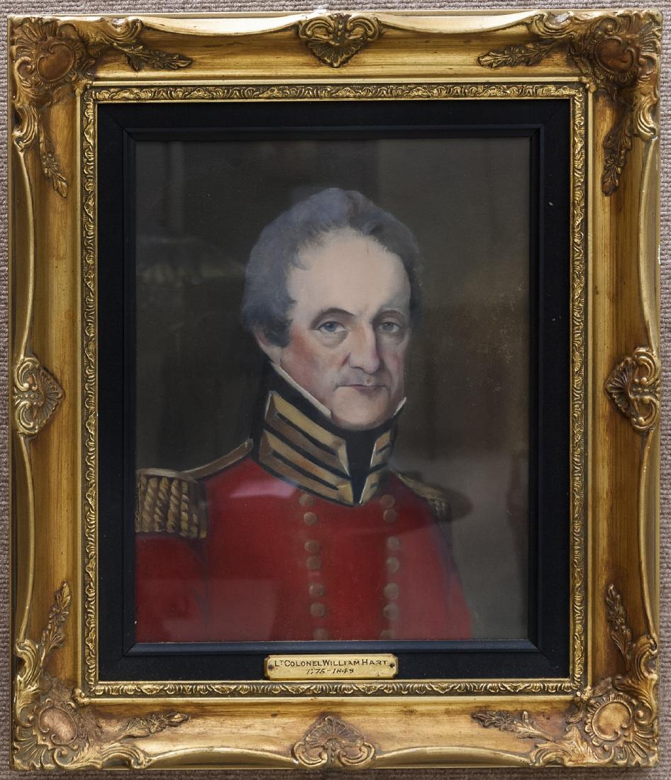 Oil on Board, Lt. Colonel William Hart.