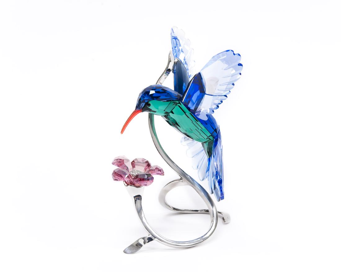 Swarovski Crystal Hummingbird Figure.
