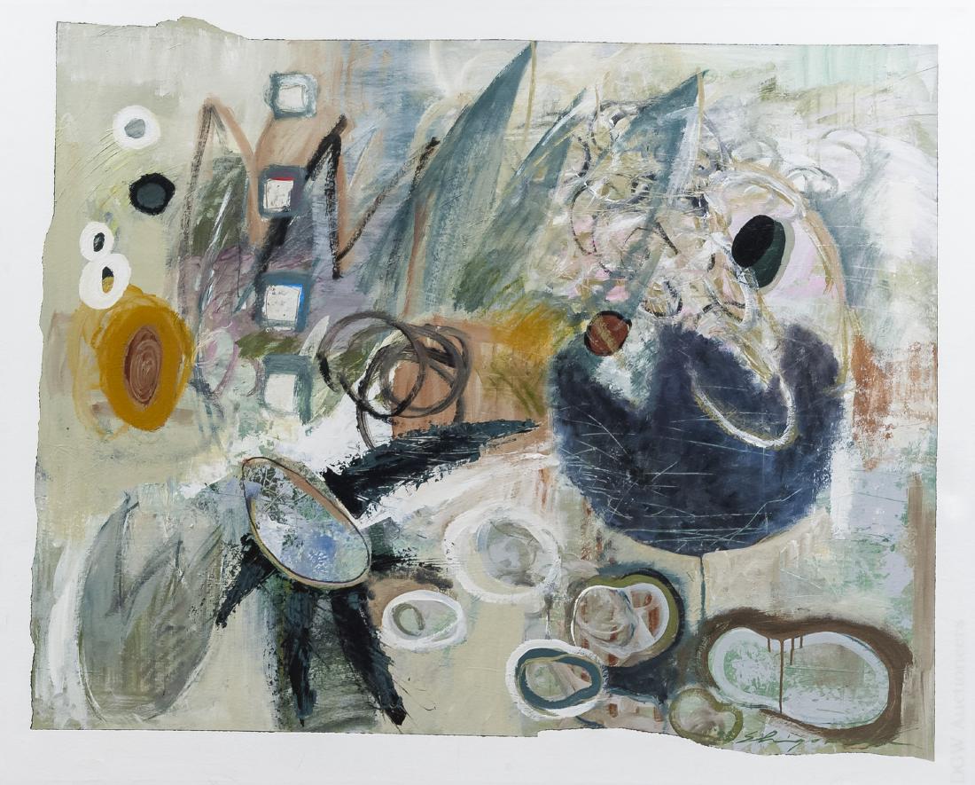 Shingo Honda Oil on Canvas "Case #27".