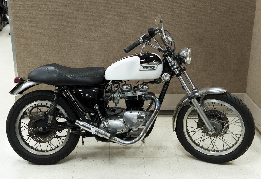 1978 Triumph Bonneville T140V Motorcycle.