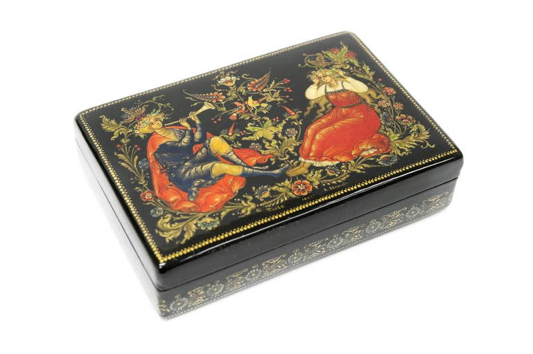 Zverkova Palekh Russian Box.