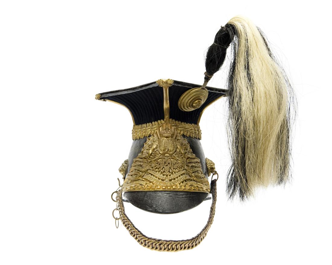 British 9th Royal Lancers Chapka Helmet.