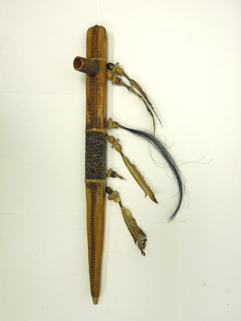 Native American Ceremonial Pipe.