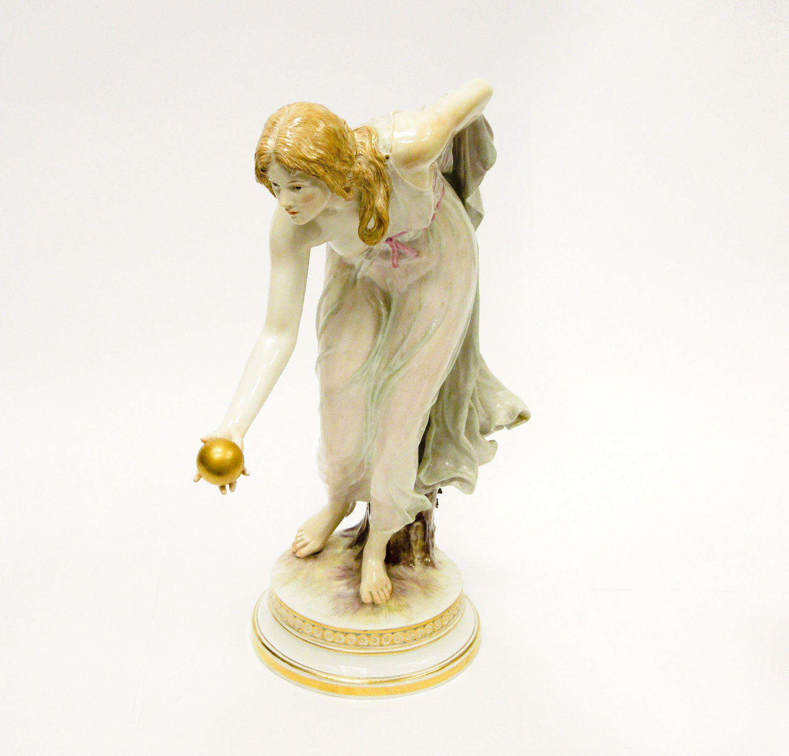 Meissen Porcelain Figure, Lady Boule Player. - Aug 24, 2019 | D.G.W ...
