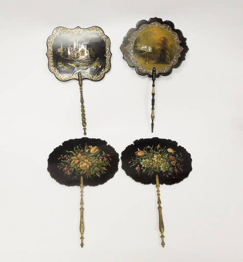 (4) Continental Hand Painted Lacquer Fans. - Sep 28, 2019 | D.G.W ...
