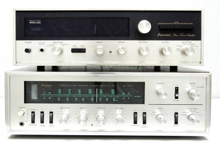 Sansui Solid State 2000 and TR-707A Receivers. - Feb 29, 2020 | D.G.W. Auctioneers Inc. in CA