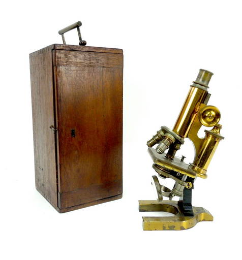 C. Reichert Wien Austria Microscope.