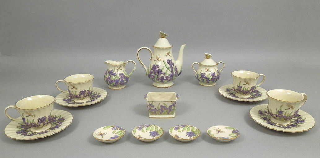 Lenox Springtime Splendor Tea Service.