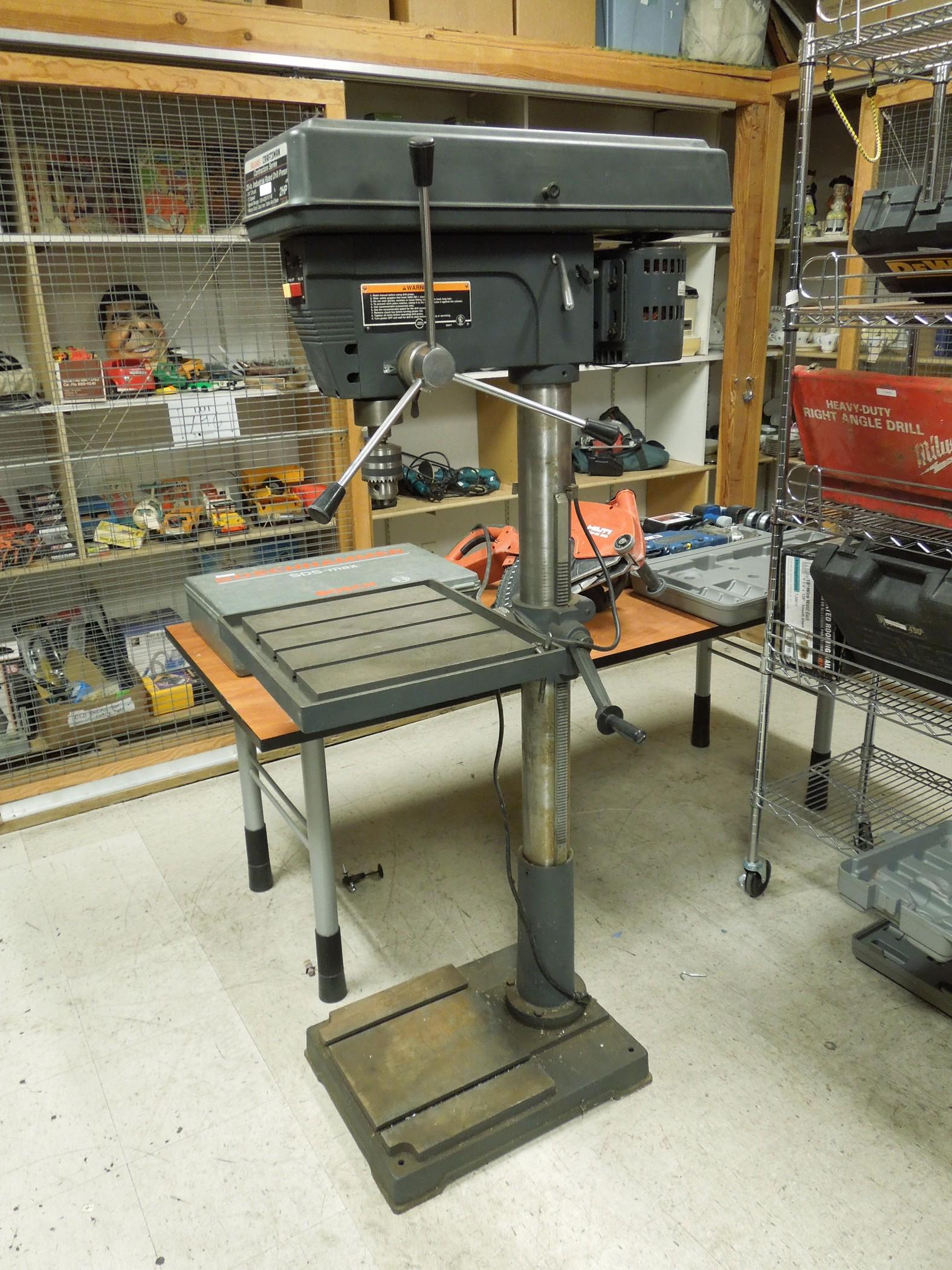 Craftsman 20" 2hp Floor Standing Drill Press.