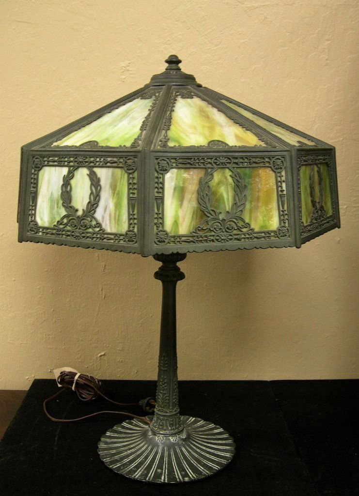 Wilkinson New York Art Glass Table Lamp c.1909