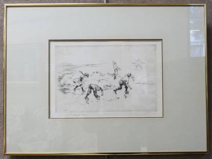 Edmund Blampied Etching