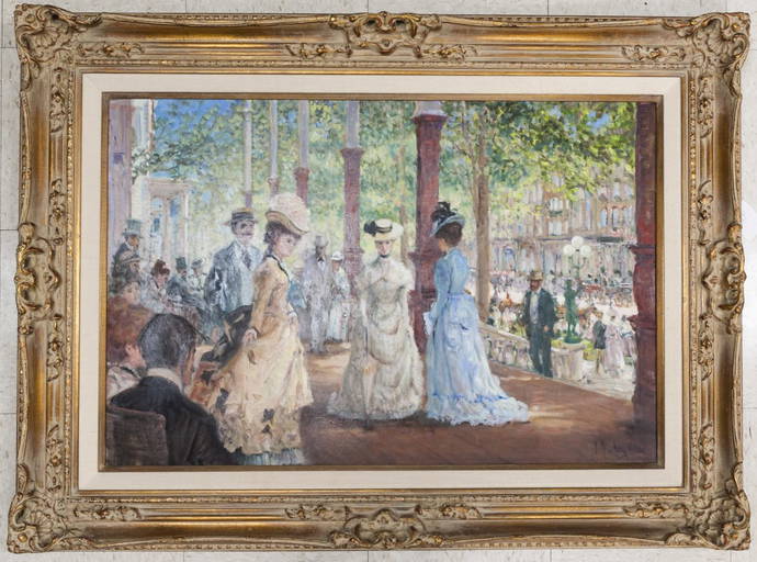 Alan Maley, Oil On Canvas.
