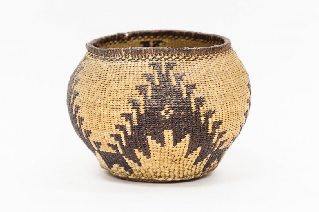 Pit River Native American Basket.