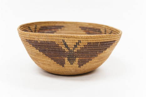 Four Native American Coiled Baskets