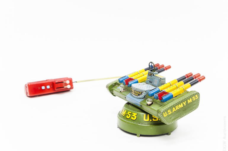 Vintage Irco Toy Missile Launcher.