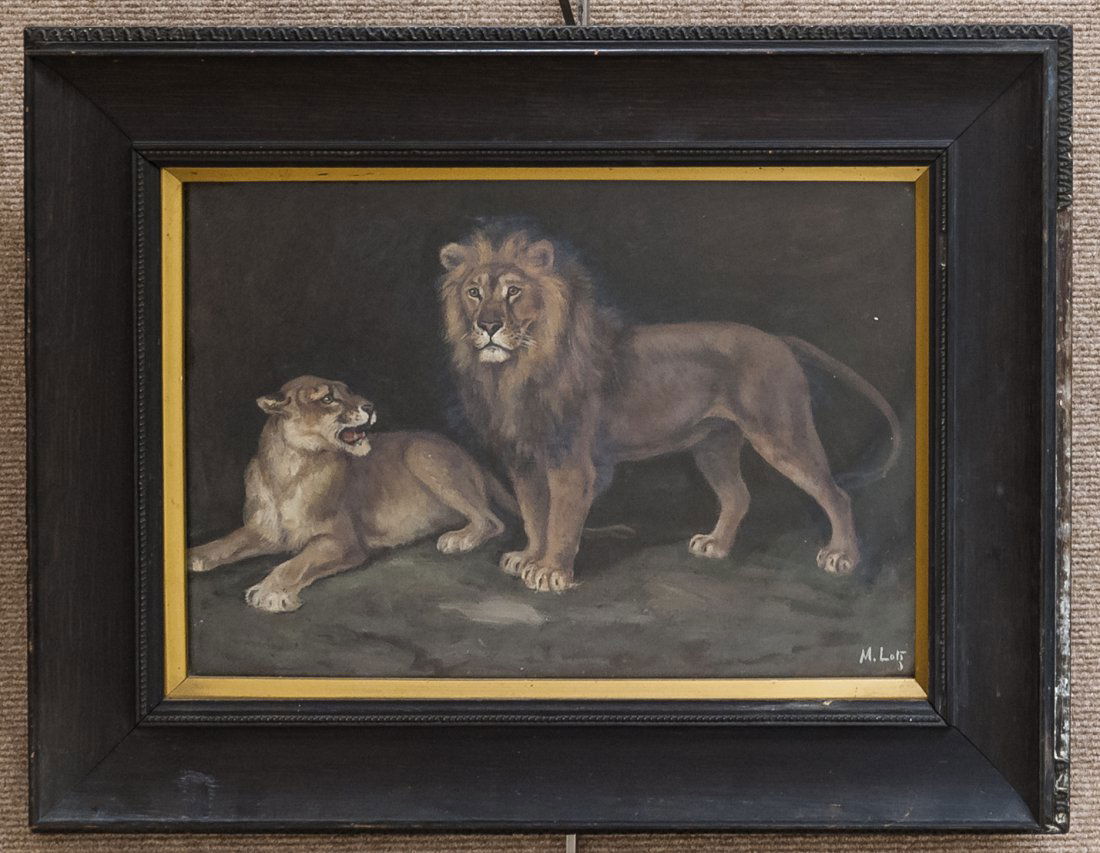 Matilda Lotz, Oil On Board.