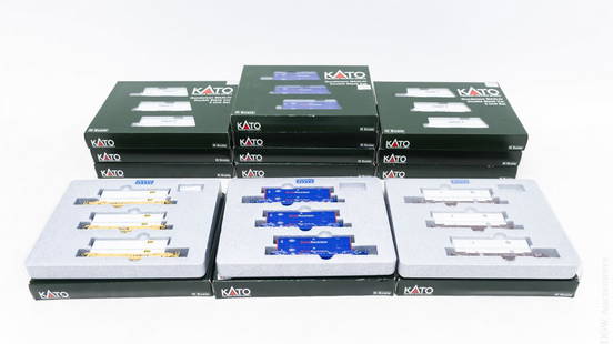 (13) Kato 'n' Scale Precision Railroad Models.
