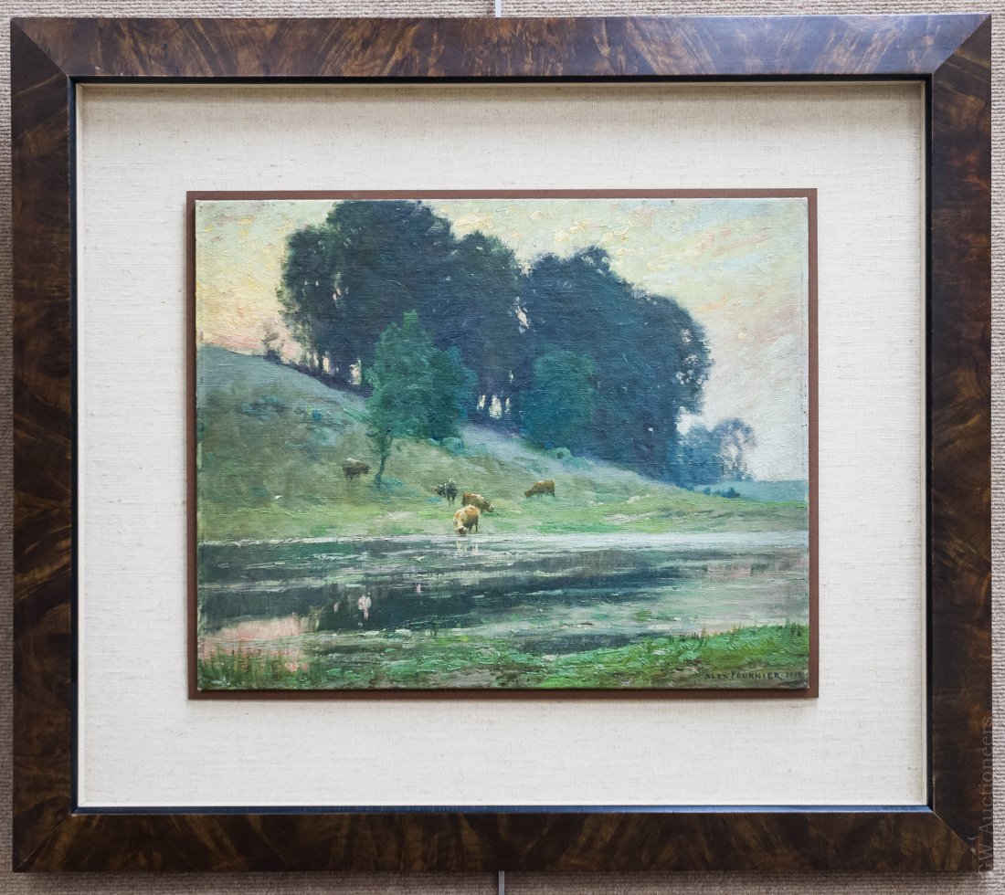 Alex Fournier Oil on Board, Landscape.