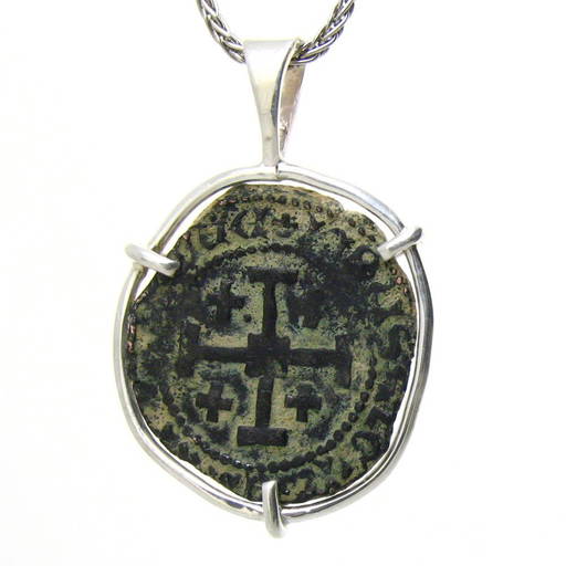 Christian Cross On A Crusader Coin