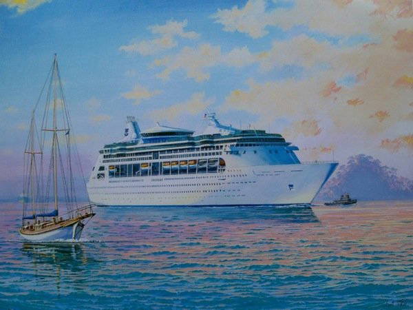 James Flood Vision Of The Seas Hand Signed Limit