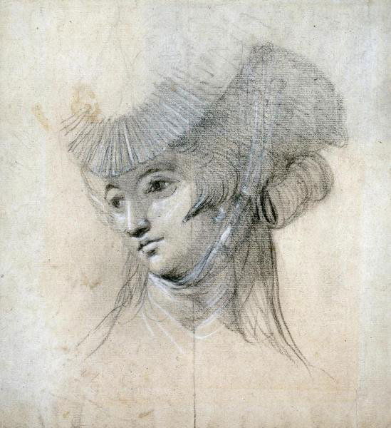 Johann Heinrich Fuseli Portrait Study Of A Woma