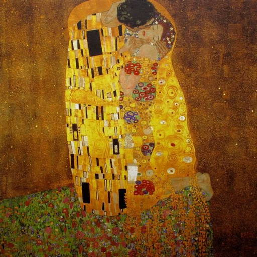 Gustav Klimt The Kiss Plate Signed Serigraph On