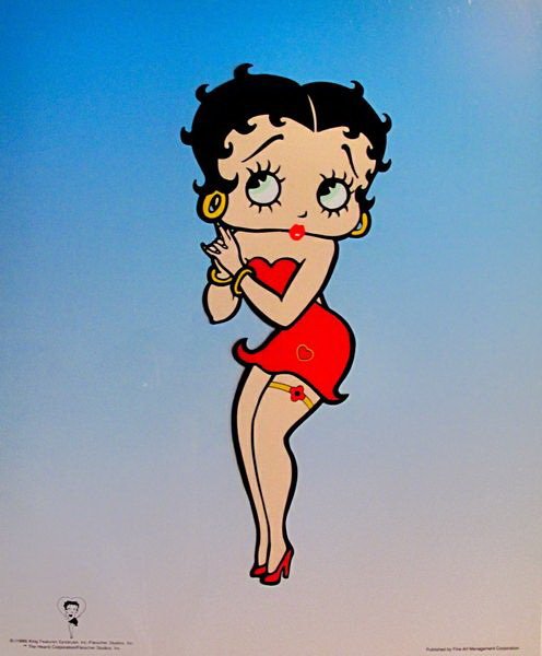 BETTY BOOP BETTY BOOP PIN-UP LARGE ANIMATION CEL