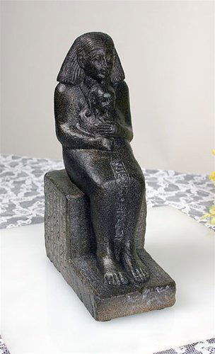 SENMUT WITH NEFERURE EGYPTIAN STATUE