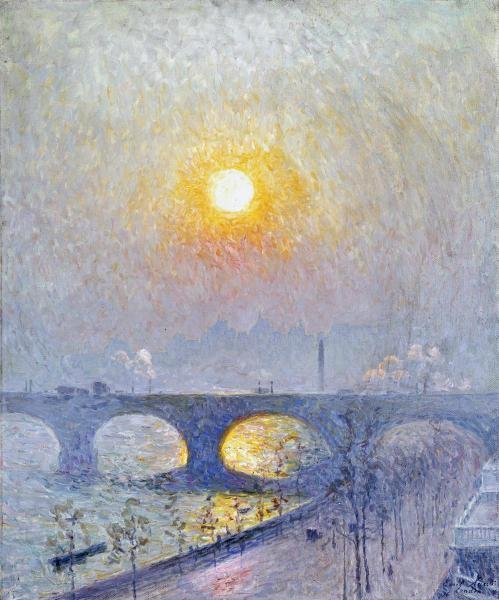 EMILE CLAUS - SUNSET OVER WATERLOO BRIDGE - Sep 25, 2013 | Artistic ...