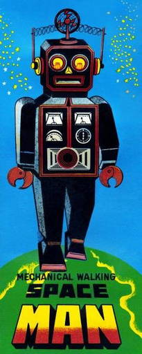 Retrobot Mechanical Walking Space Man