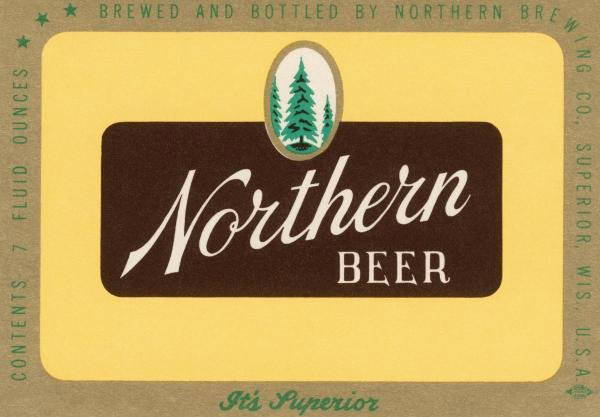 Vintage Booze Labels Northern Beer