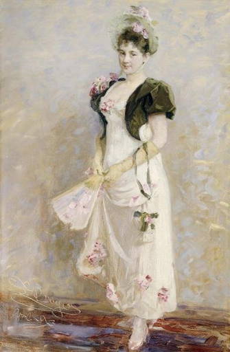 Peter Severin Kroyer Portrait Of Emma Thomsen