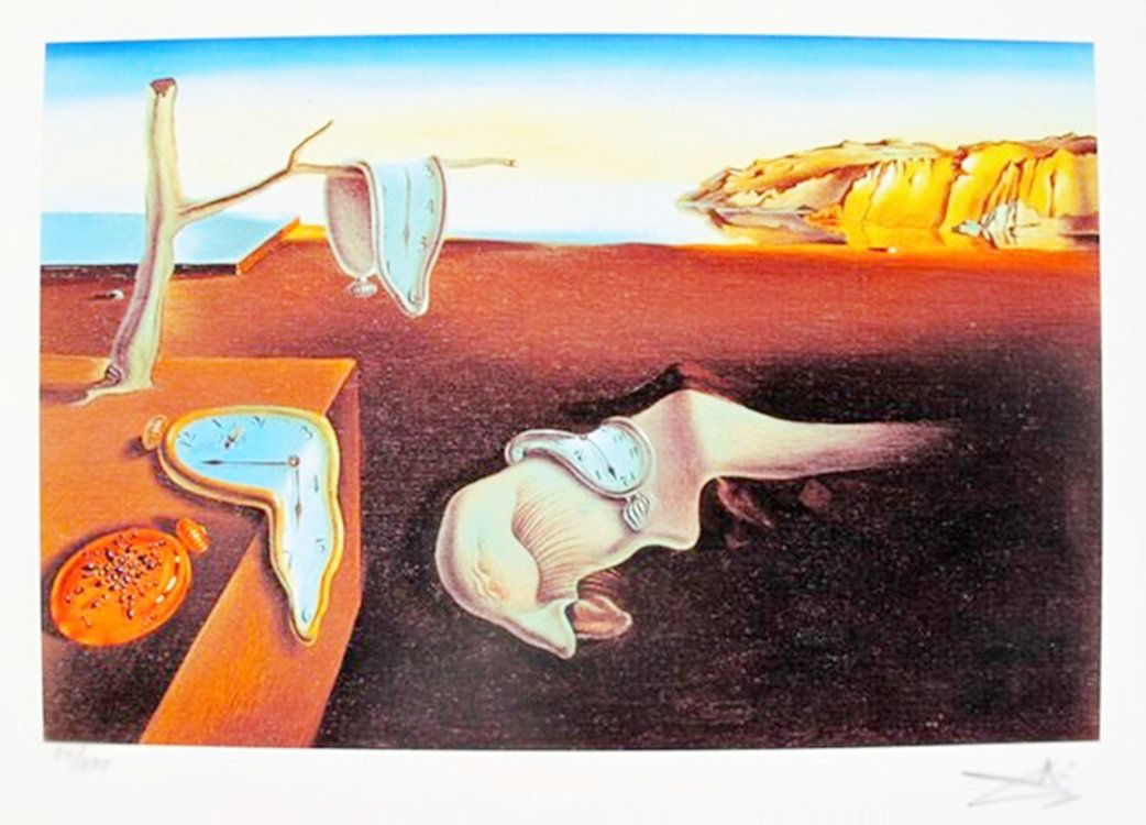 SALVADOR DALI PERSISTENCE OF MEMORY FACSIMILE SIGNED & - Nov 08, 2014 ...