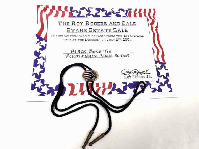 Roy Rogers Personal Western Bolo Tie Roy Rogers Owned