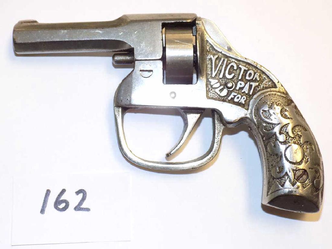 Victor Cast Iron Revolver Cap Gun Pistol Victor Cast