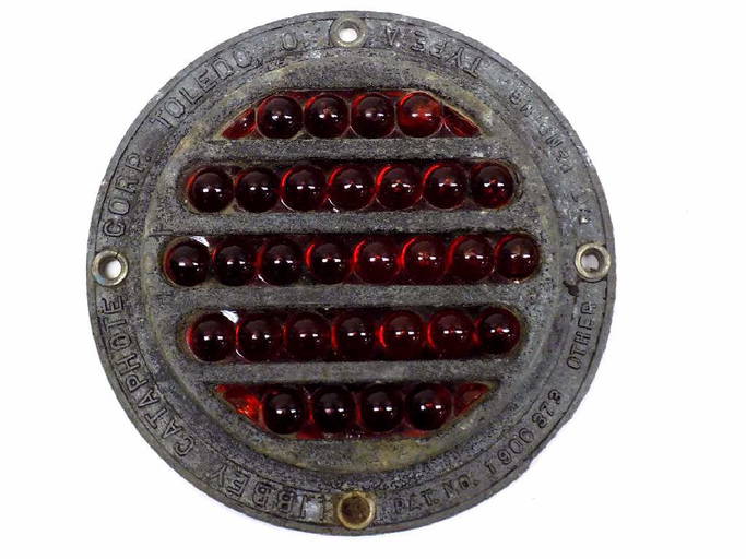 Libbey Cataphote Corp 1930's Automobile Reflector