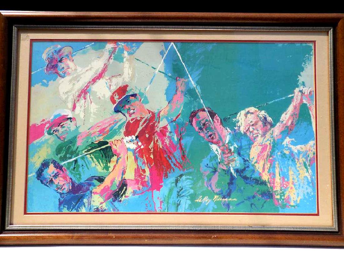 Leroy Neiman Big Legends Of Golf Lithograph