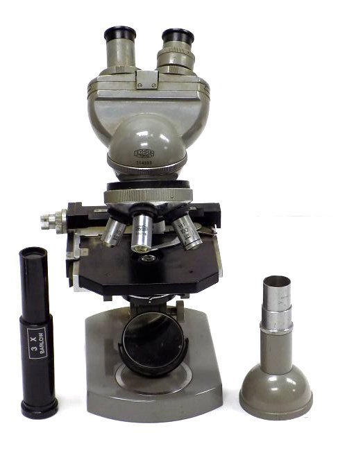 OLYMPUS STEEL SCIENTIFIC MICROSCOPE No. 214233