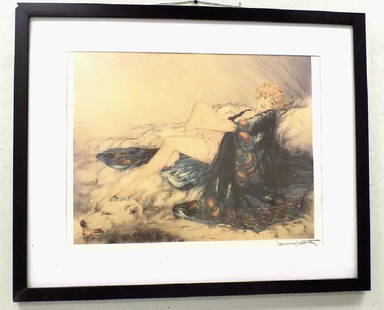 Louis Robichaud "lingerie" Color Serigraph