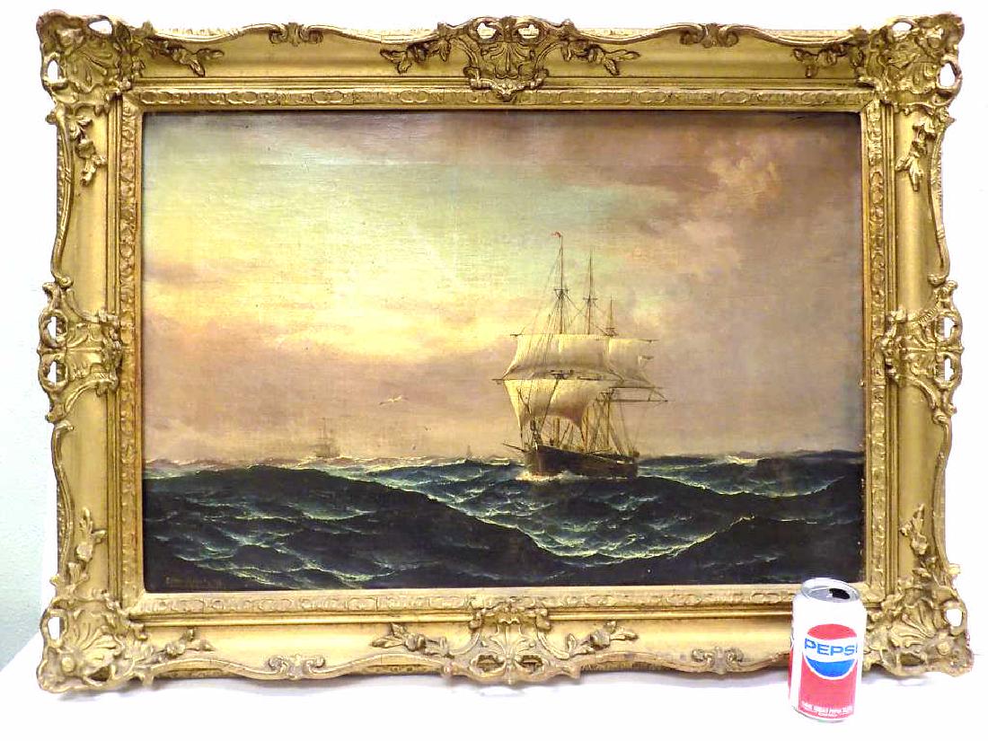 EDWARD HOYER - NAUTICAL SHIPS PAINTING - Apr 13, 2019 | Great Estates ...