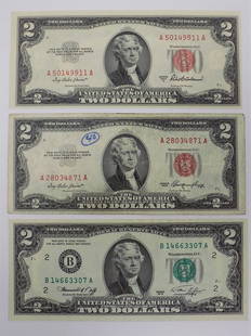 Authentic Uncirculated U.s. Two Dollar Note